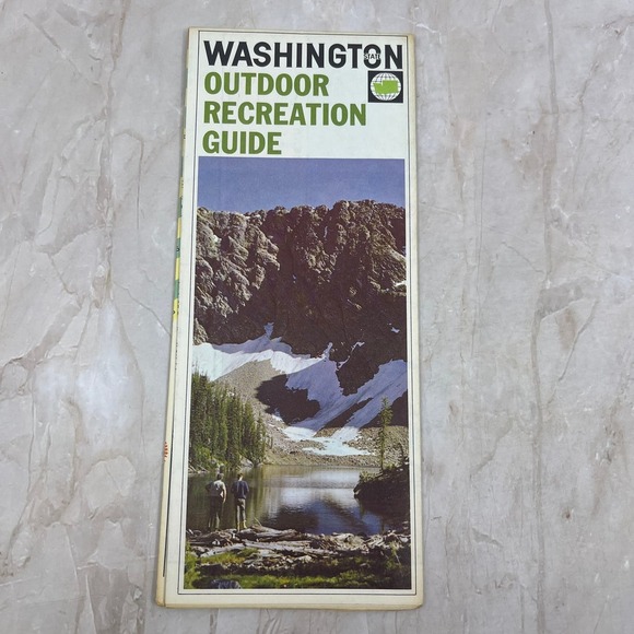 None | Other | 966 Washington State Outdoor Recreation Guide Map And ...
